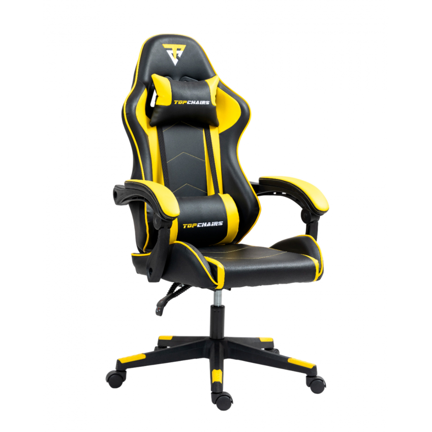 Кресло спортивное TopChairs Shadow черно-желтый купить с доставкой по Москве в интернет-магазине ...