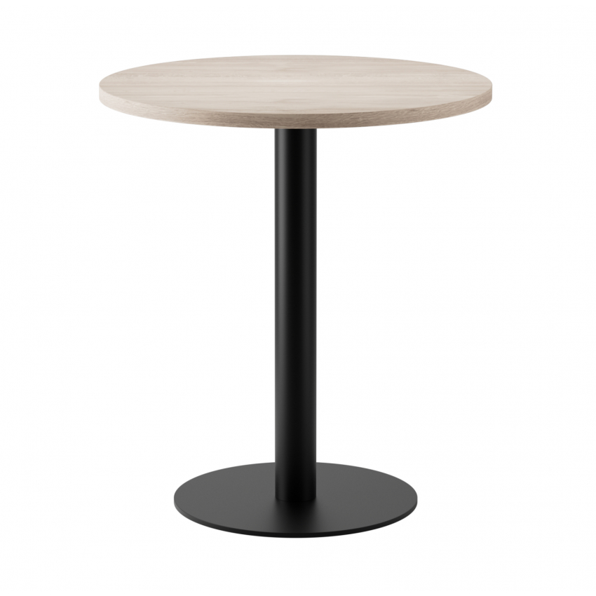 Стол круглый Nevada round d=700 мм цвет Сонома купить в интернет-магазине Proffbar.ru