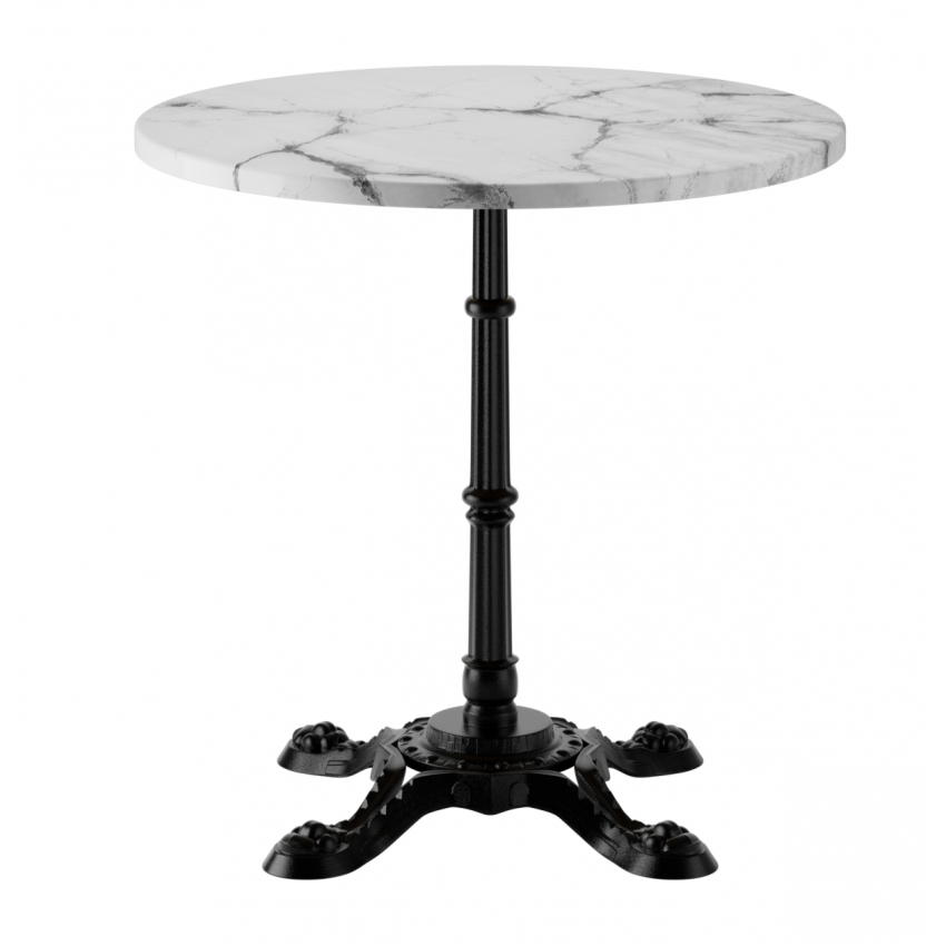 Стол Paris W d=800 мм цвет Мраморный опиум купить в интернет-магазине Proffbar.ru