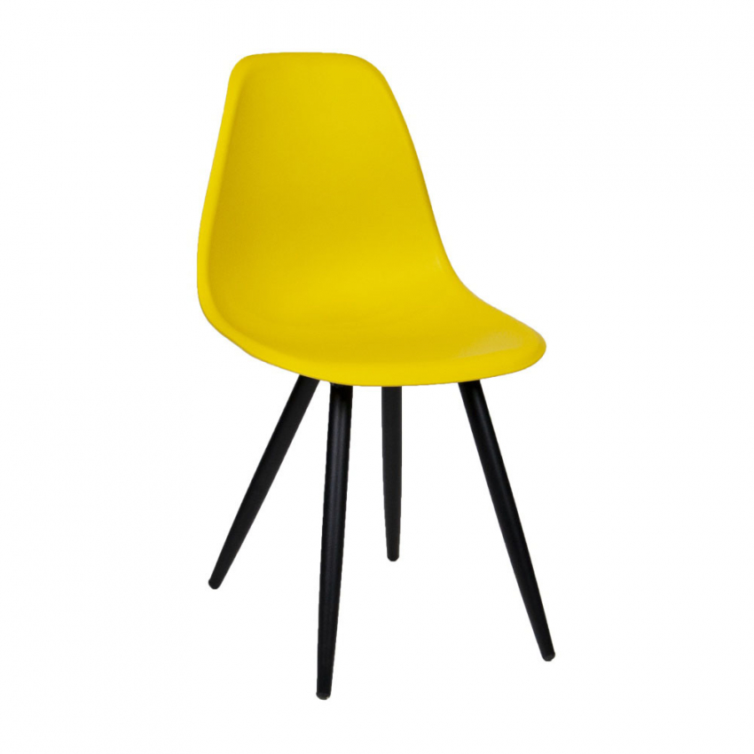 Стул Eames HR горчичный купить в интернет-магазине Proffbar.ru