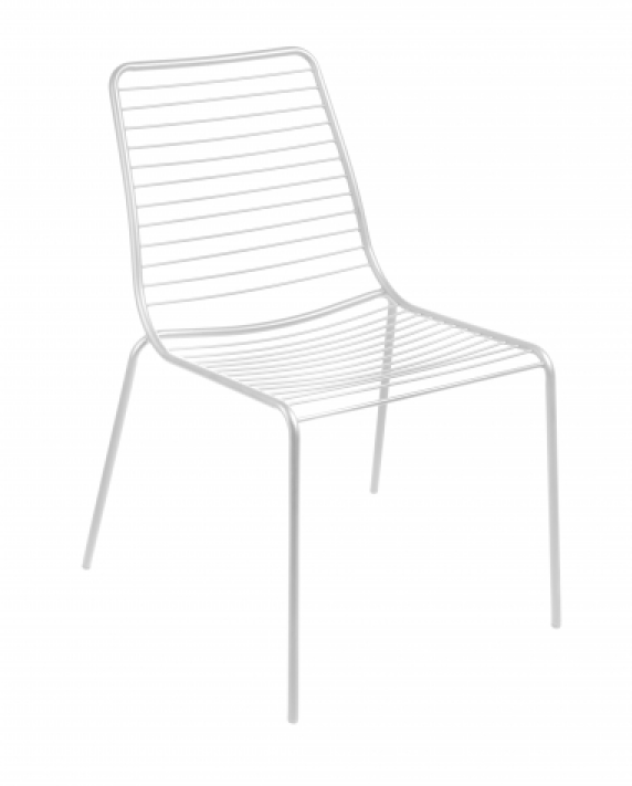 Металлический стул LaMeli New белый купить в Москве у производителя